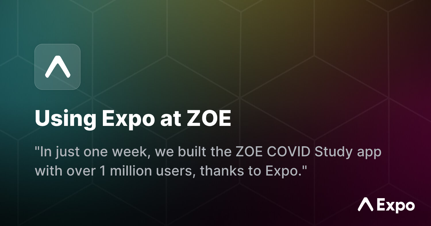 Using Expo at ZOE