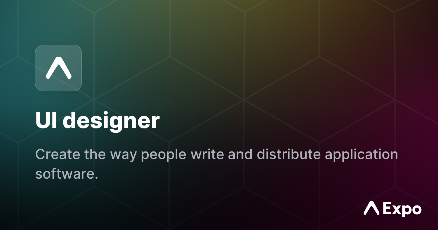 UI Designer — Expo