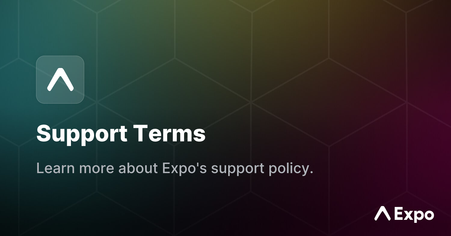 Support Terms Expo